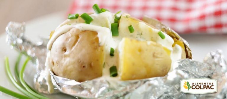 Papa asada – Alimentos Colpac